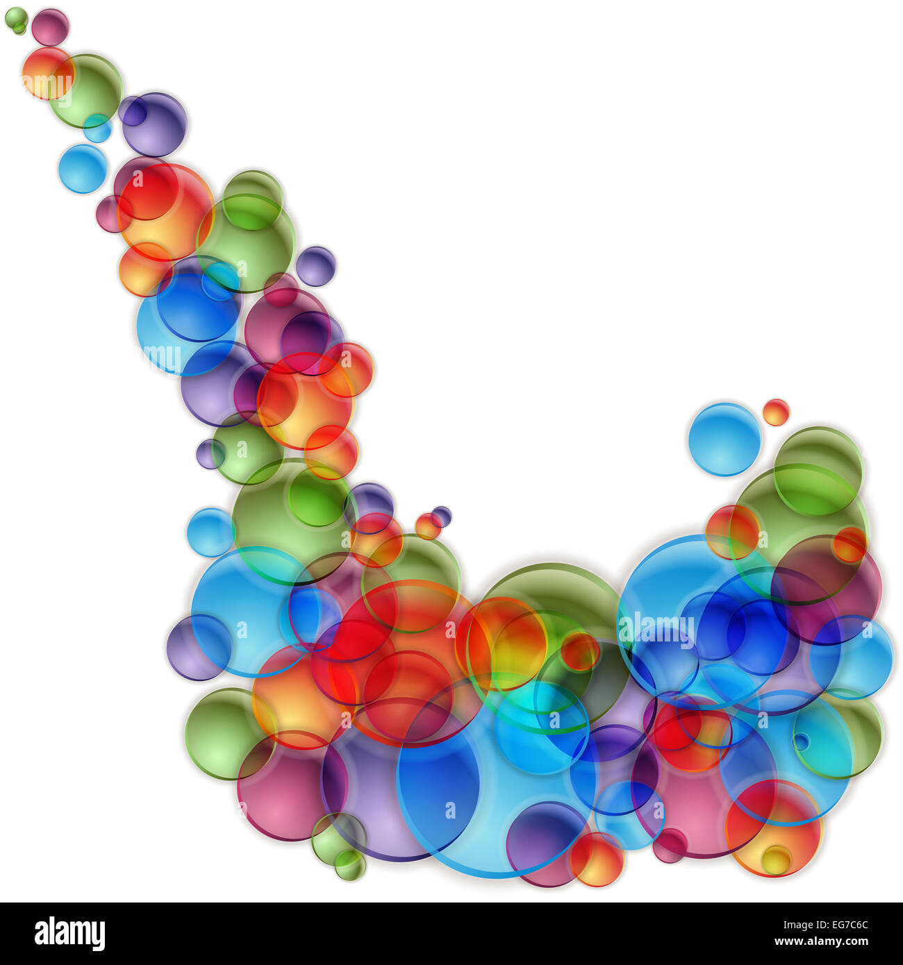 An image of a colorful light bubble spray Stock Photo - Alamy