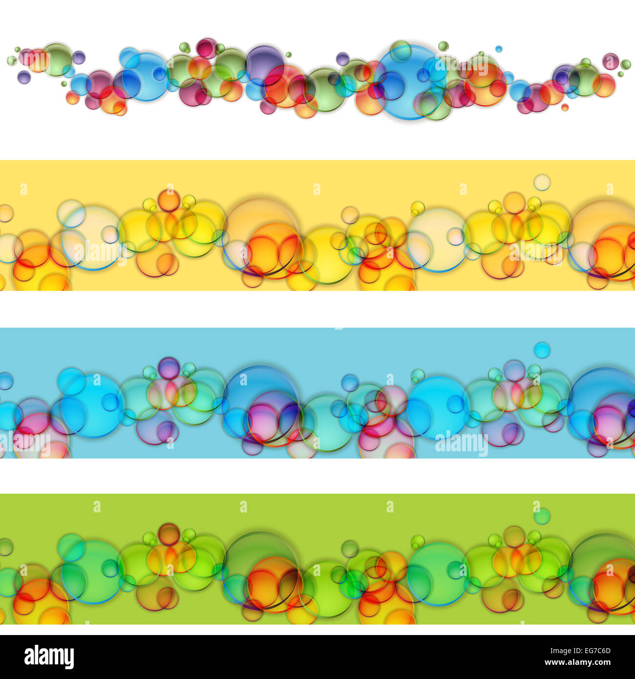 An image of a floating bubble banner set Stock Photo - Alamy