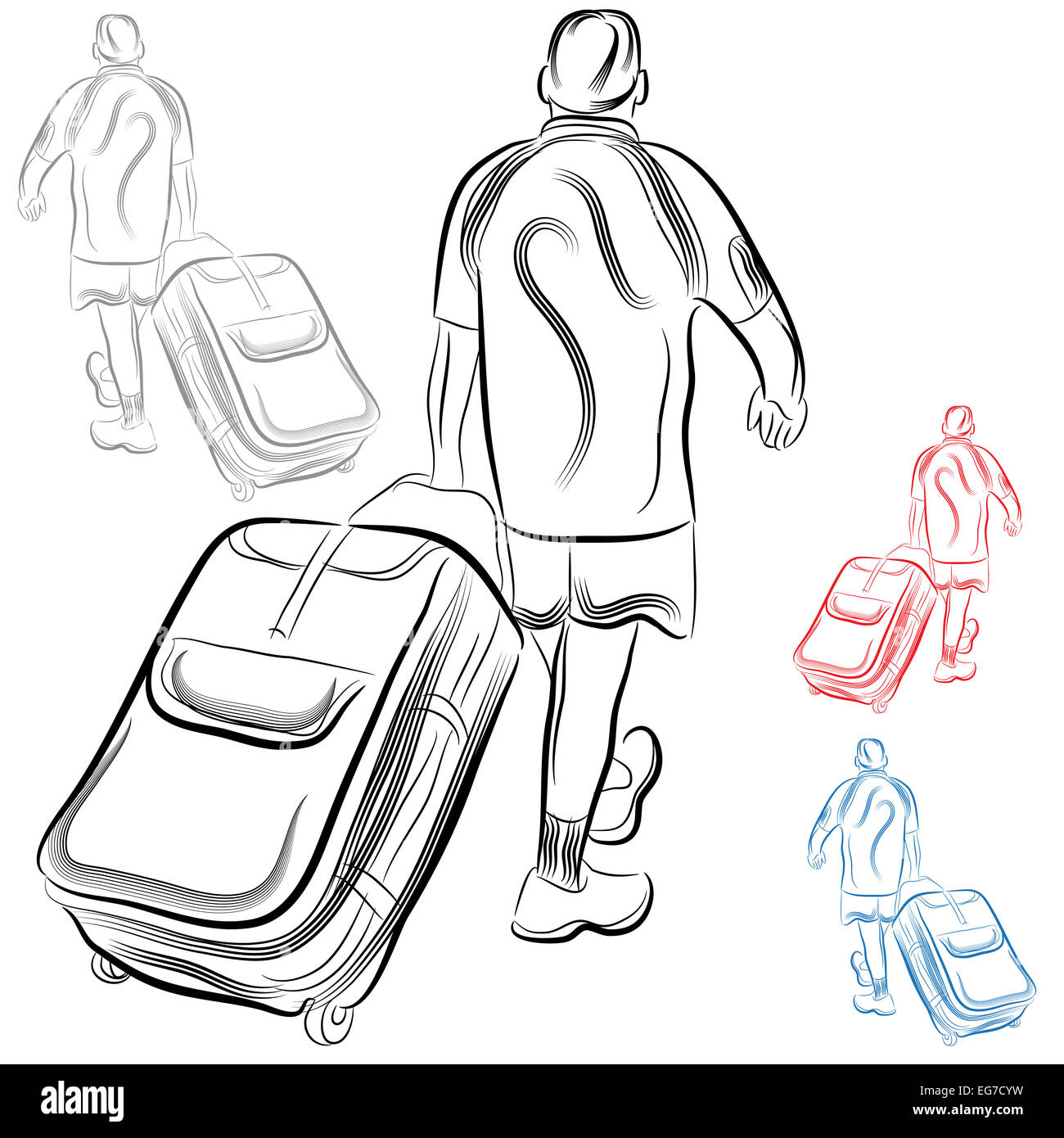 Man wearing blue gray Cut Out Stock Images & Pictures - Alamy