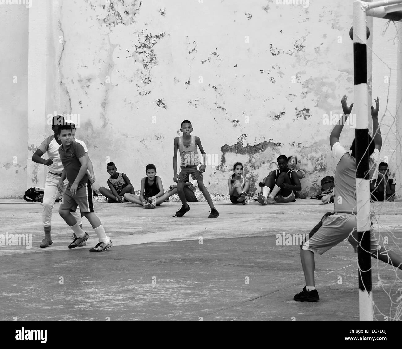 Children Playing Handball High Resolution Stock Photography and Images ...