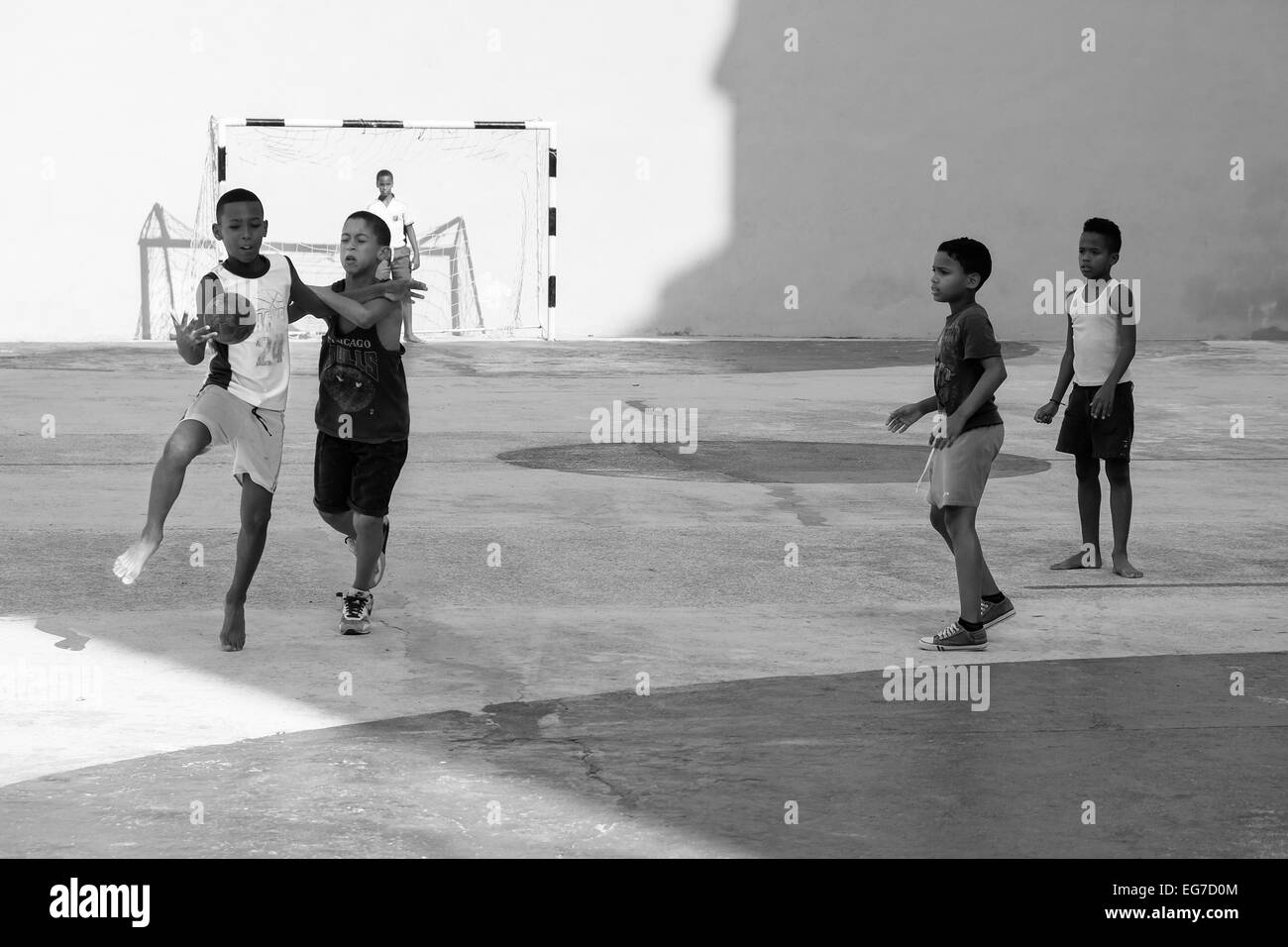Children Playing Handball High Resolution Stock Photography and Images ...