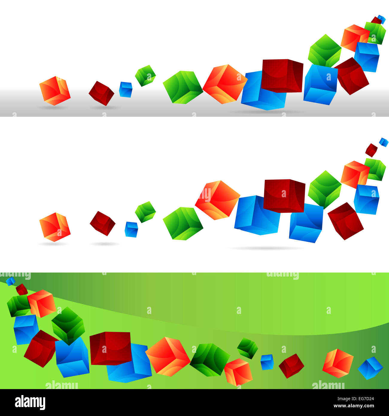 Cube banner hi-res stock photography and images - Alamy