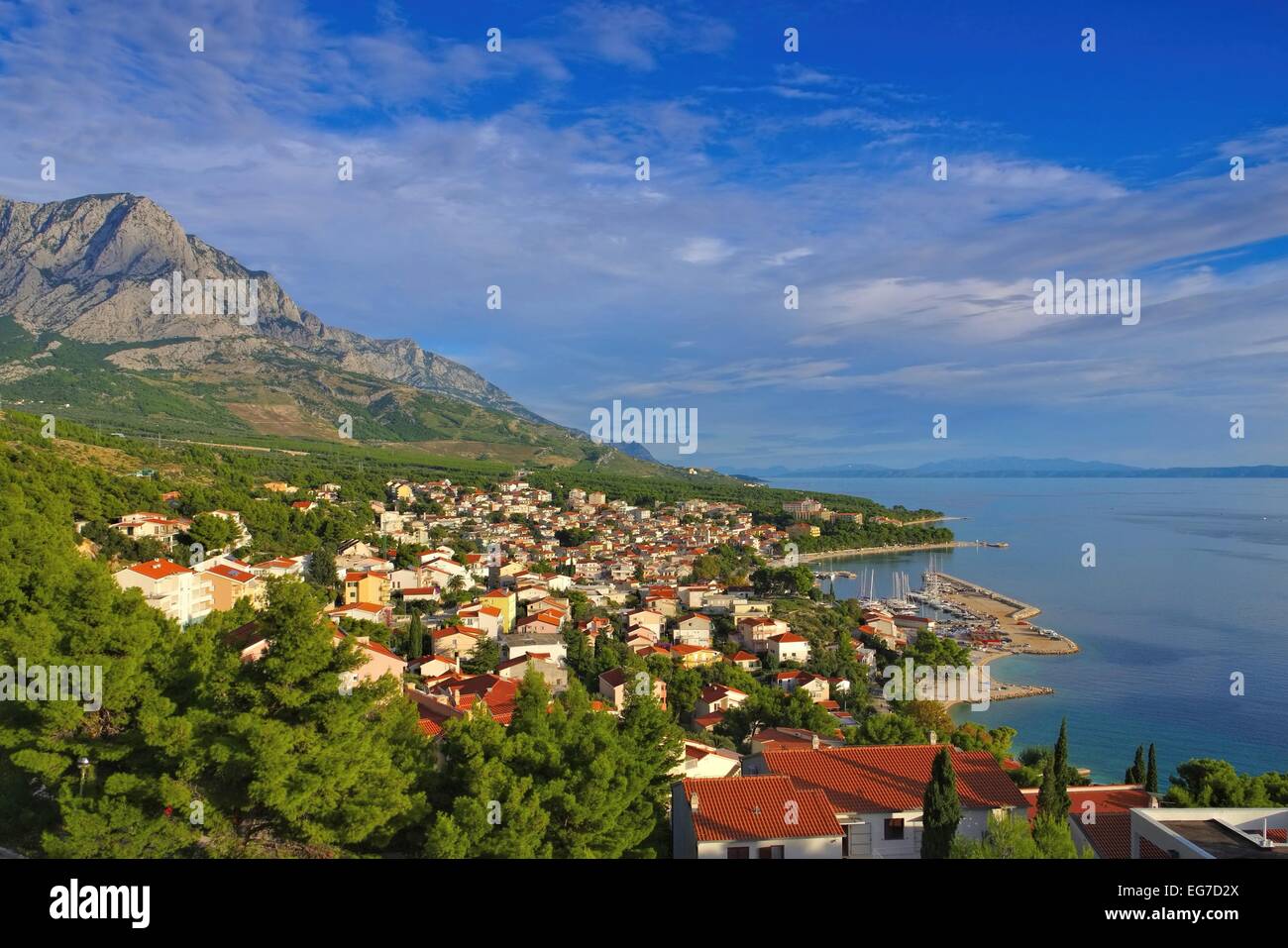 Baska Voda 01 Stock Photo - Alamy