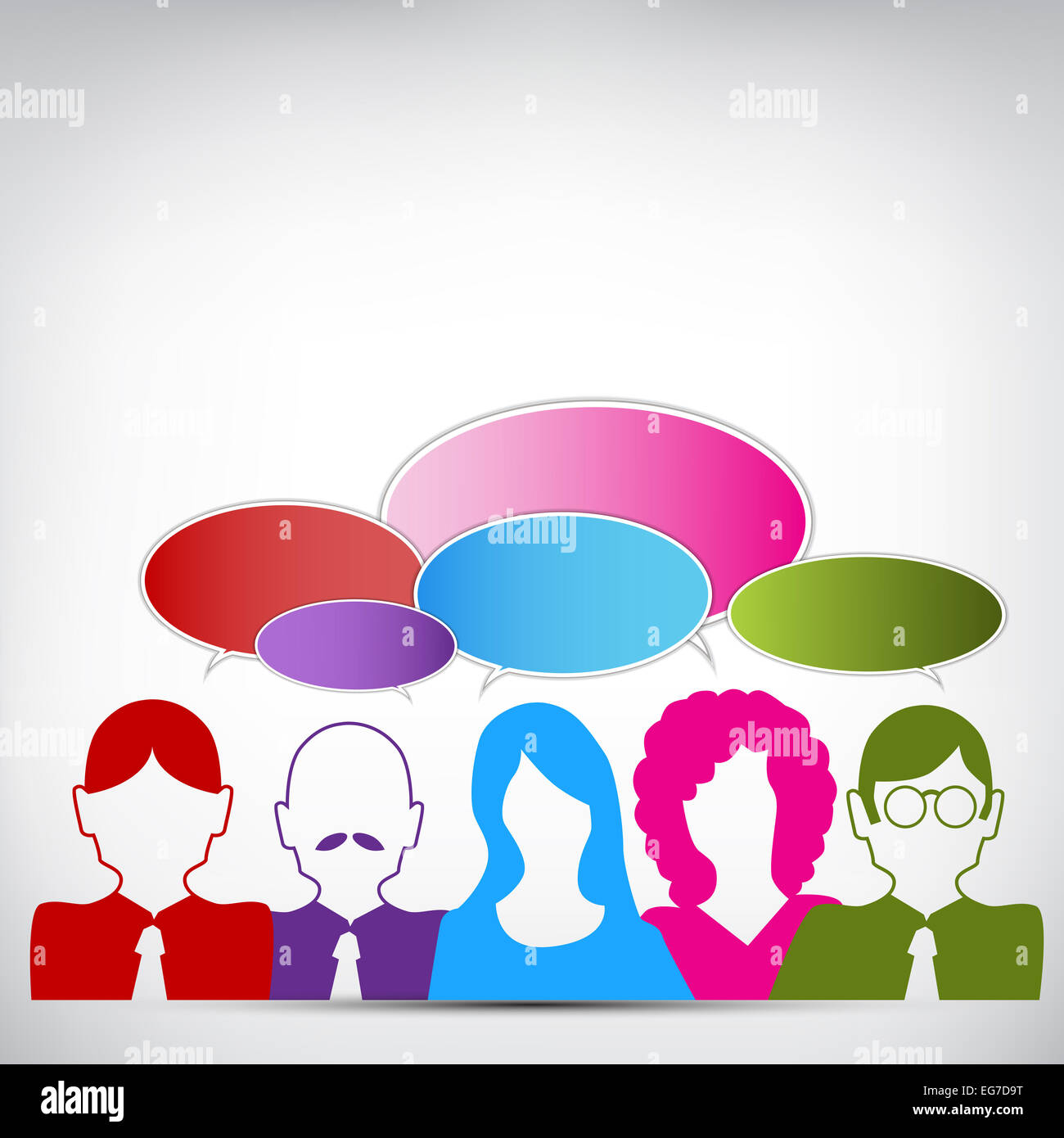 An image of a people having a business discussion Stock Photo - Alamy