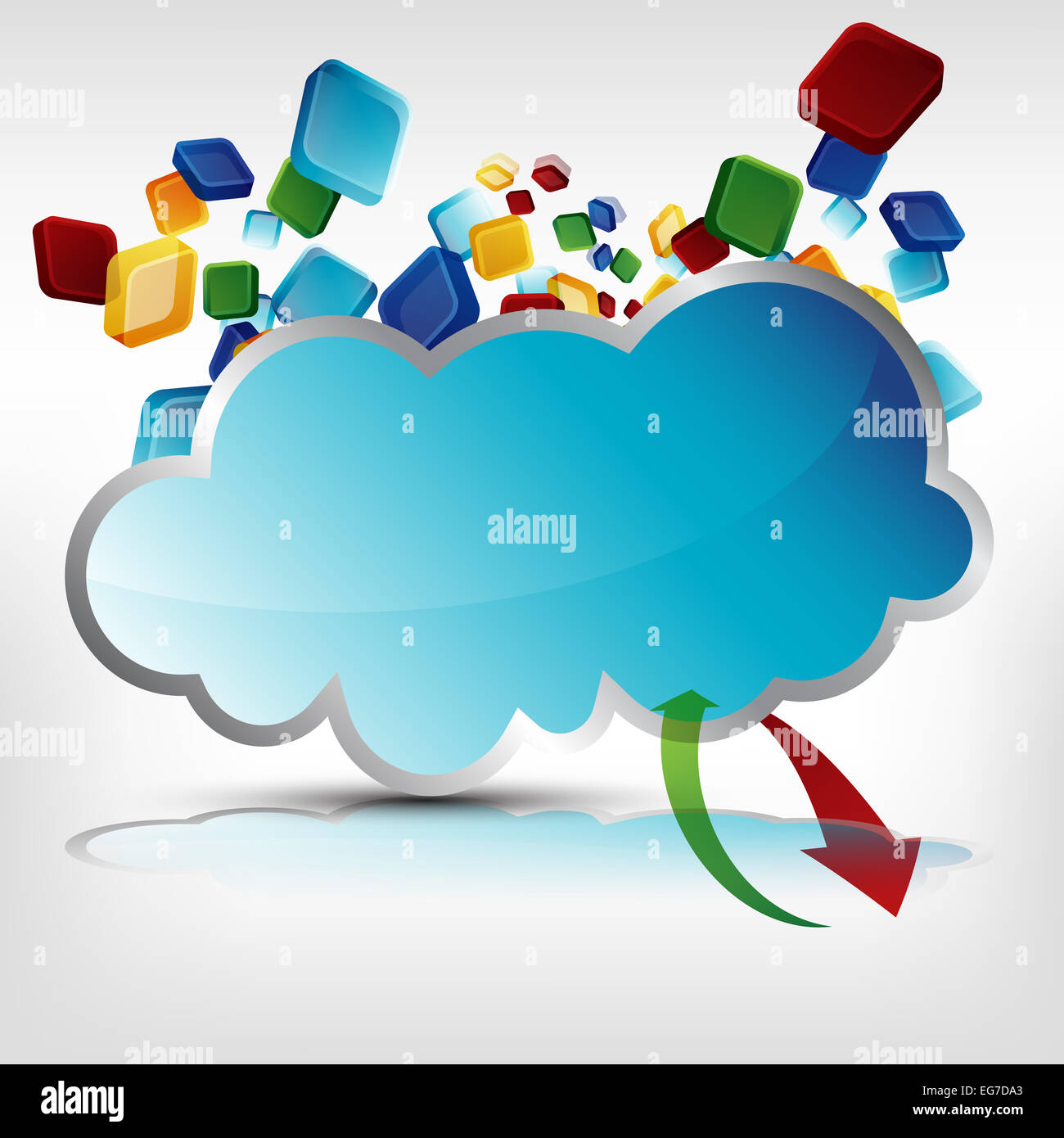 An image of a cloud server Stock Photo - Alamy