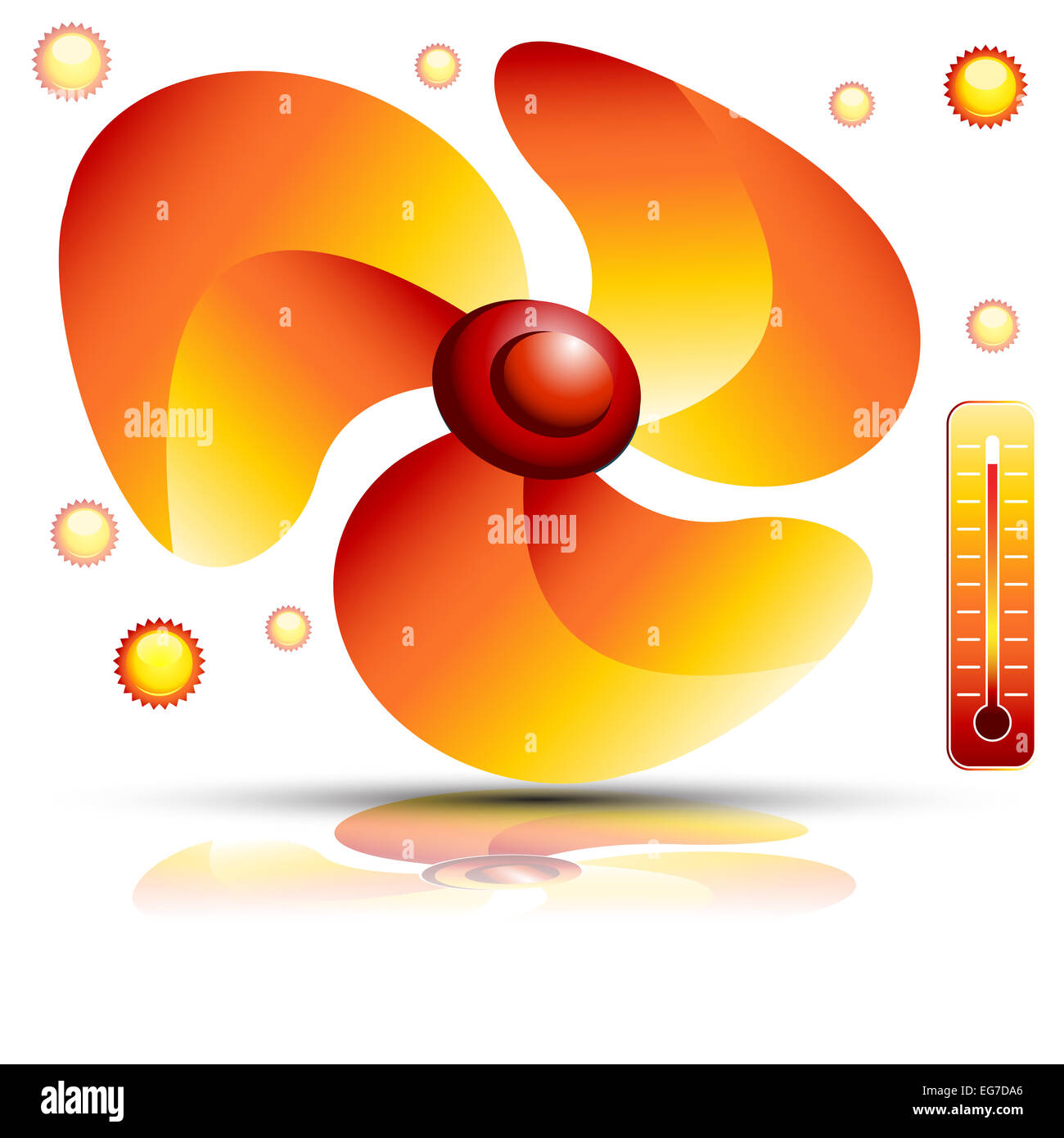 Fan clip art cartoon illustration hi-res stock photography and images ...