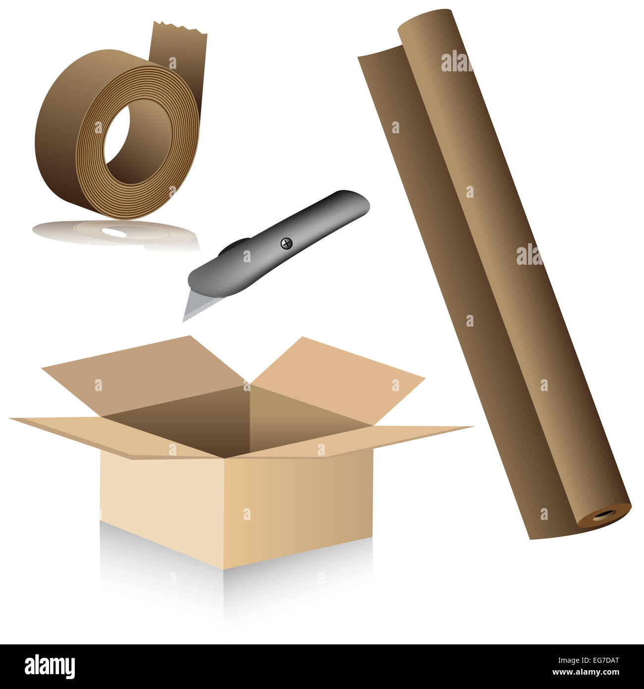 Office packing supplies hi-res stock photography and images - Alamy