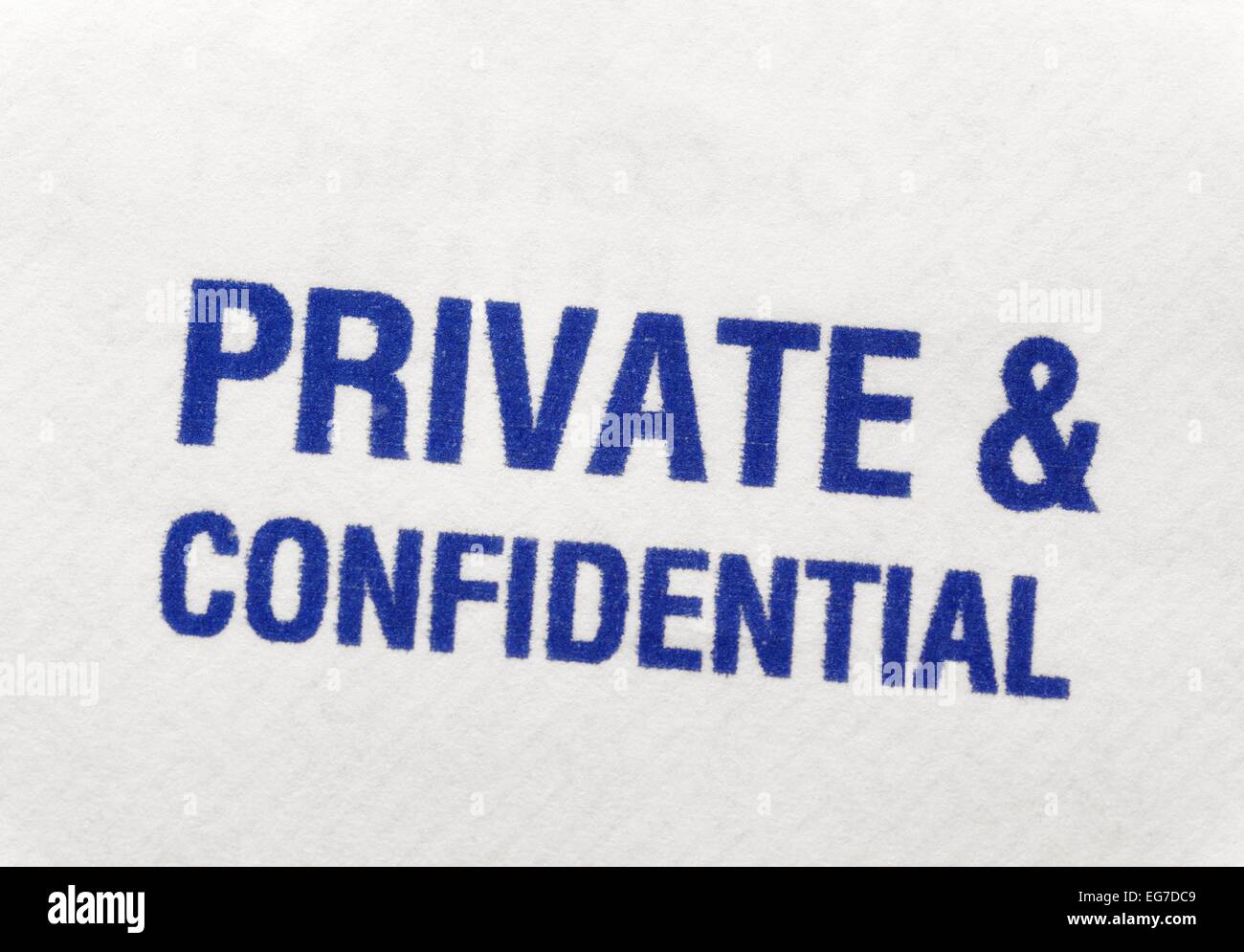 Confidential envelope hi-res stock photography and images - Alamy