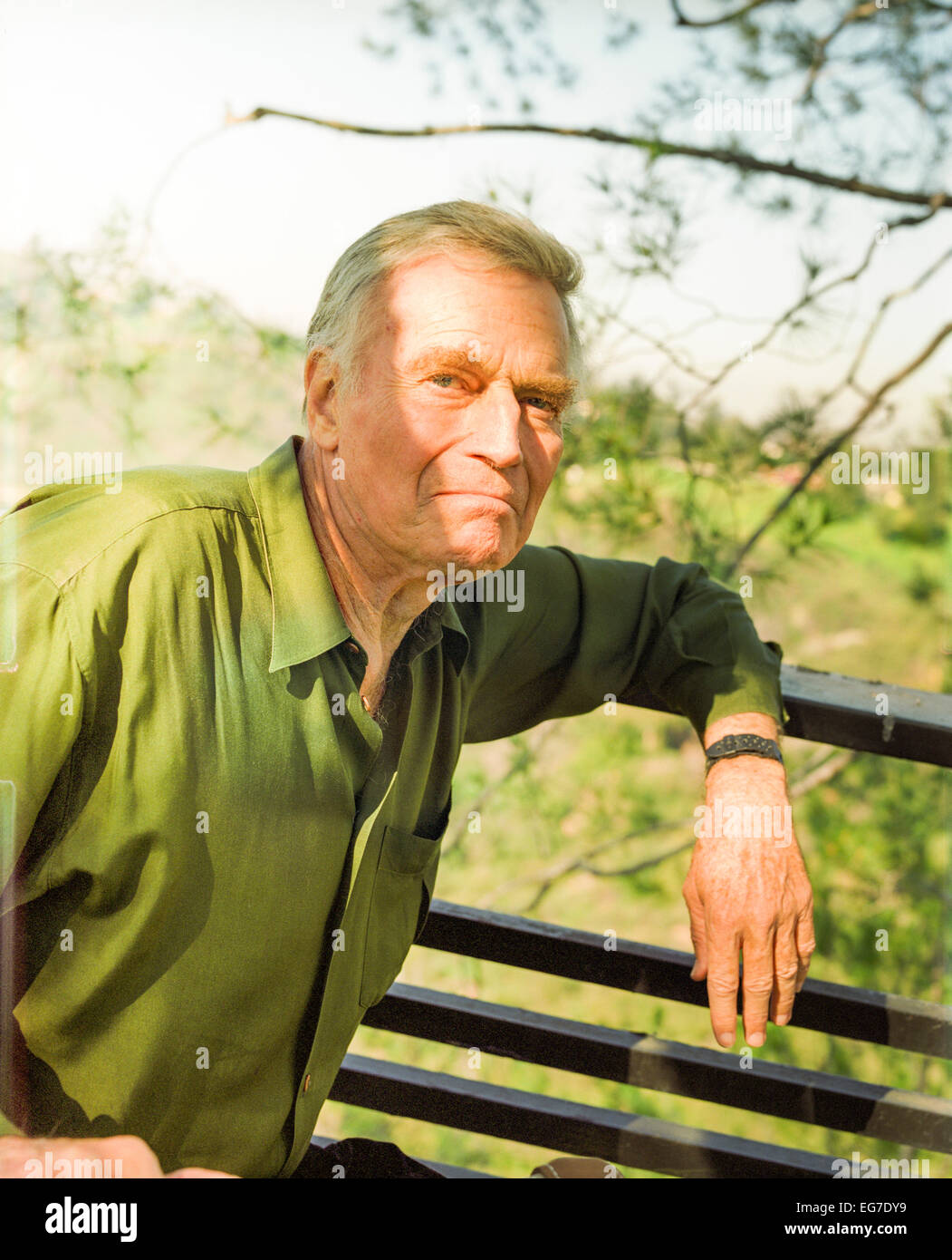 LOS ANGELES, CA – FEBRUARY 2: Oscar-winning actor Charlton Heston at ...