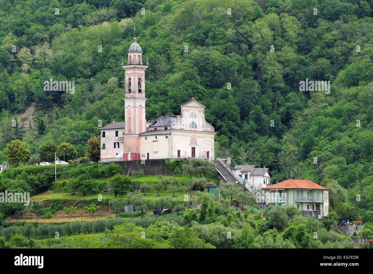 Carasco Chiesa Di San Pietro 01 Stock Photo - Alamy
