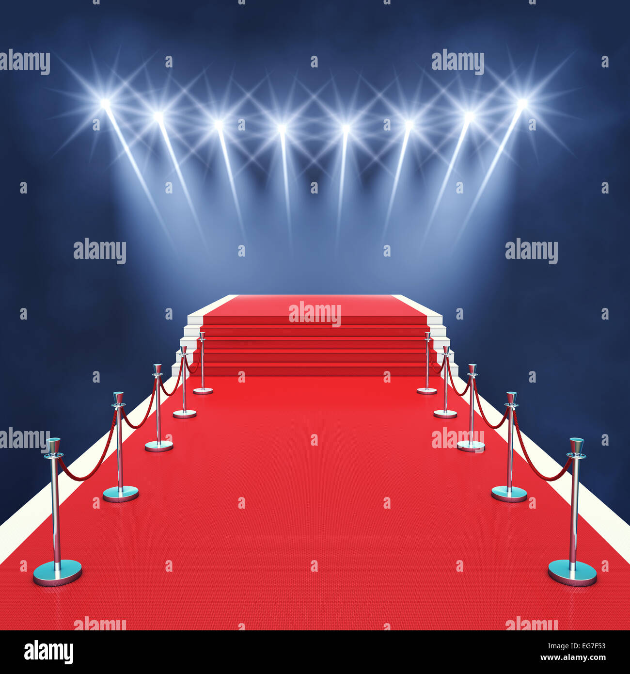 Red carpet event with spotlights , Award ceremony , Premiere Stock ...