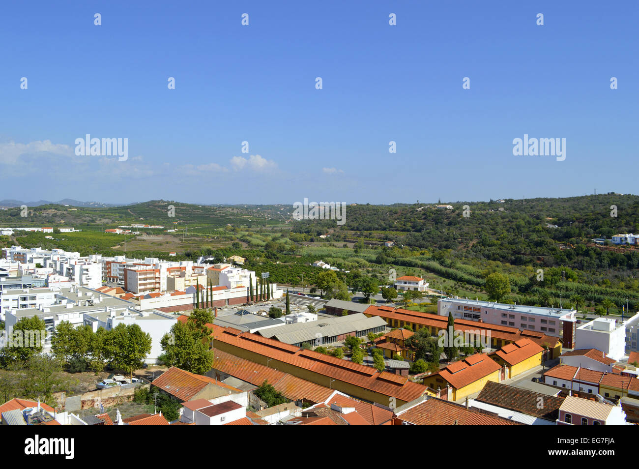 Silves city in the Algarve, Portugal Stock Photo - Alamy