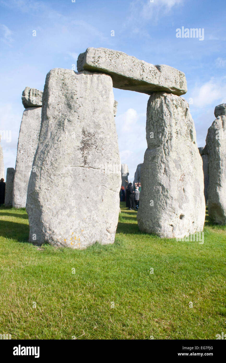 Standing stones at Stonehenge Stock Photo - Alamy