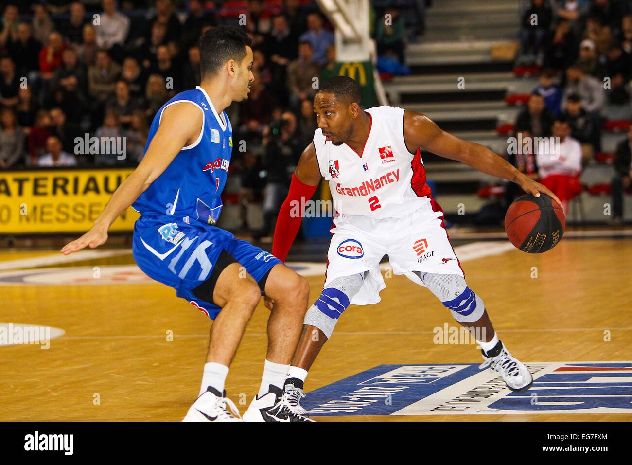 Keydren CLARK - 14.02.2015 - Nancy/Paris Levallois - 21eme journee de ...