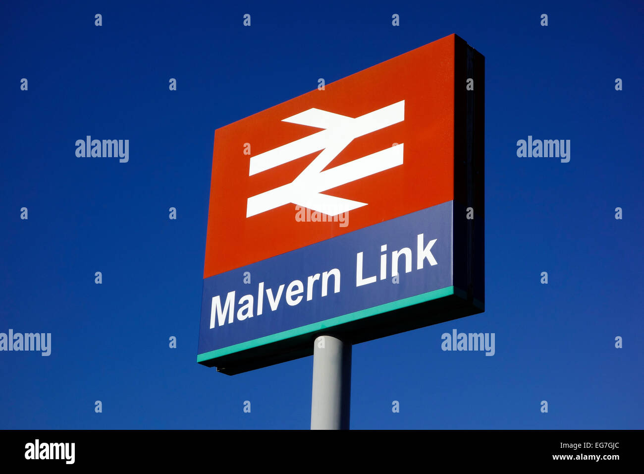 Sign for Malvern Link Train Station, Malvern Link, Worcestershire ...