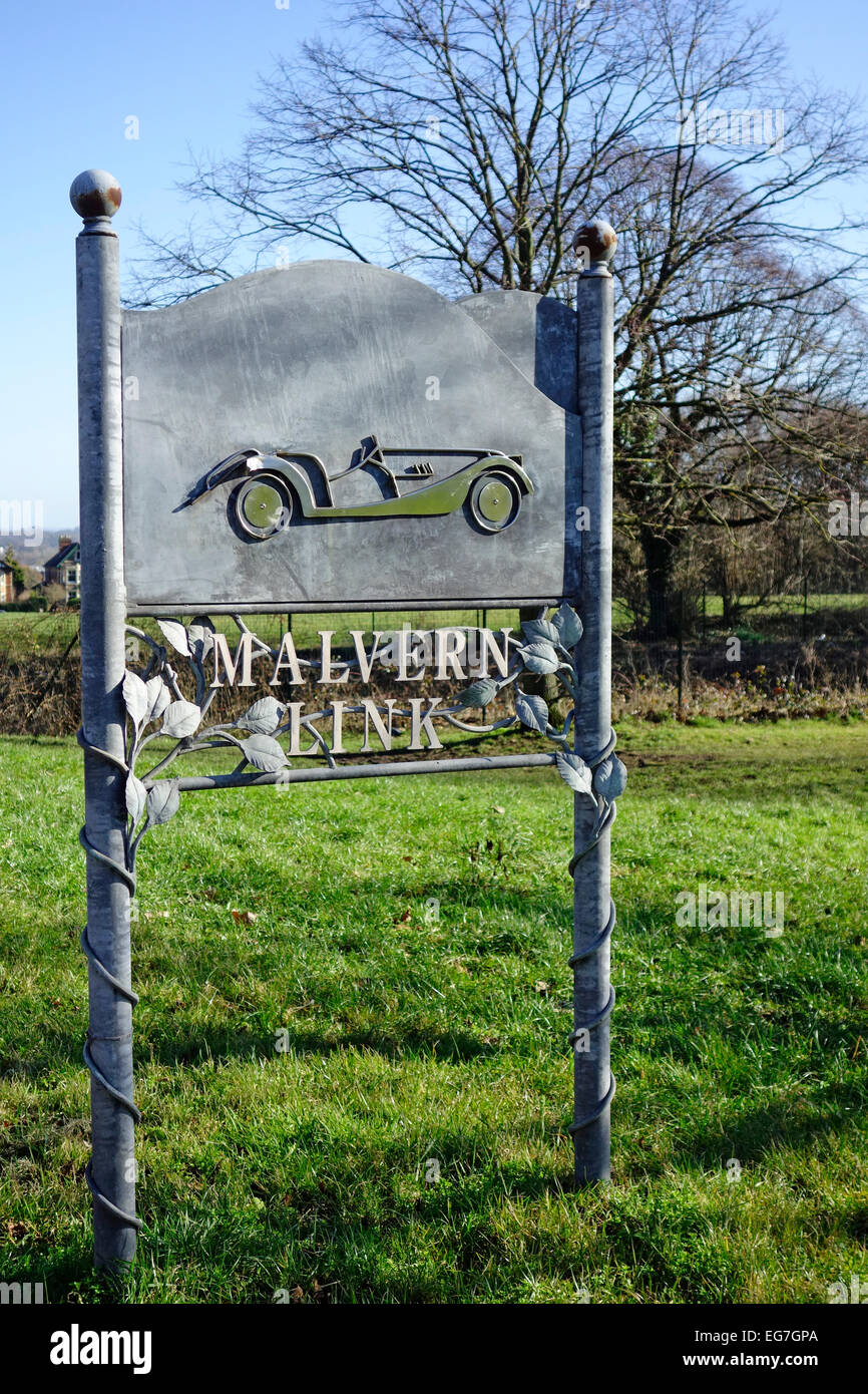 Malvern Link Town Sign, Malvern Common, Malvern Link, Worcestershire ...