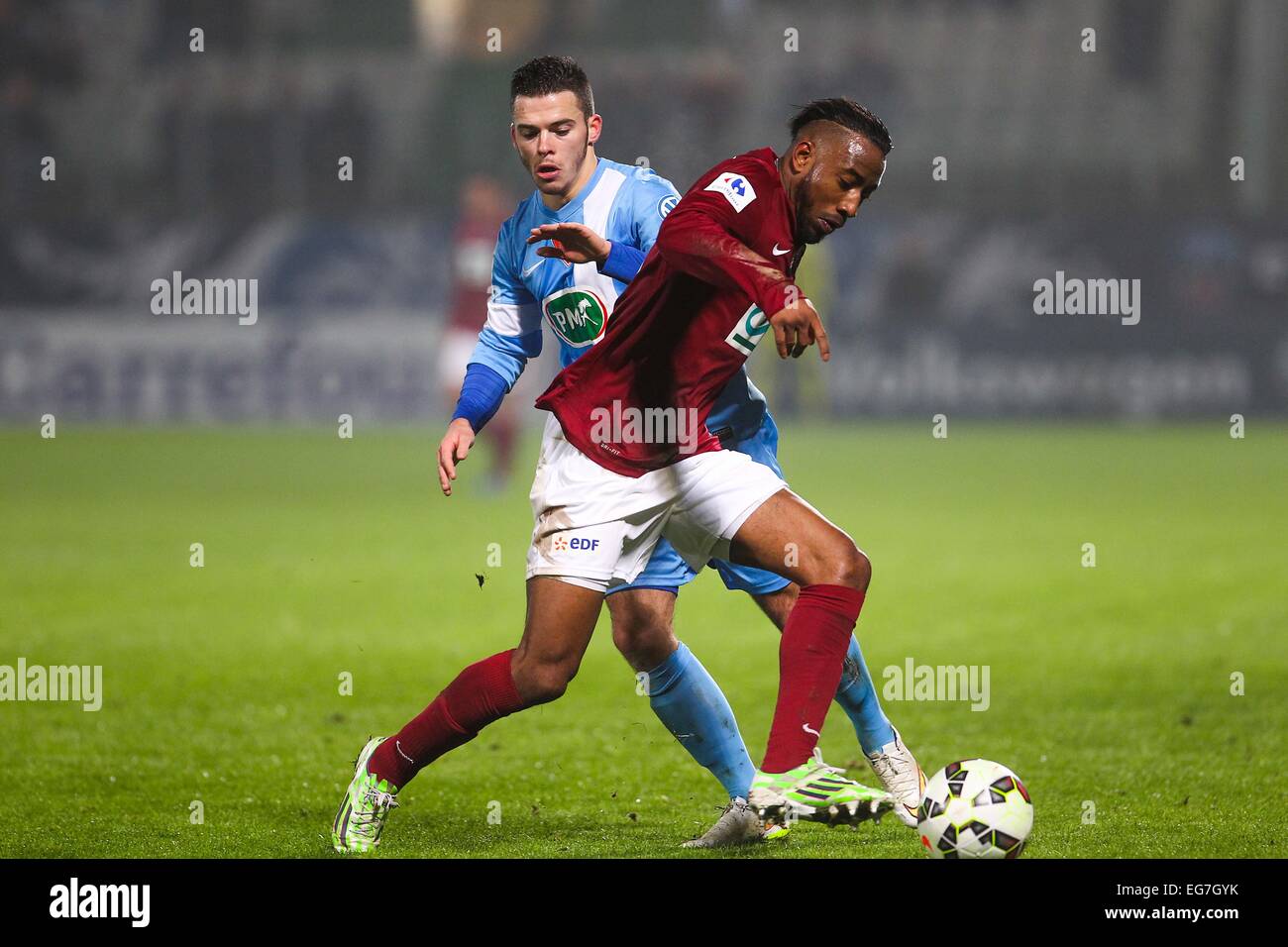 Bryan PELE/Romain METANIRE - 12.02.2015 - Metz/Brest - 1/8Finale Coupe ...