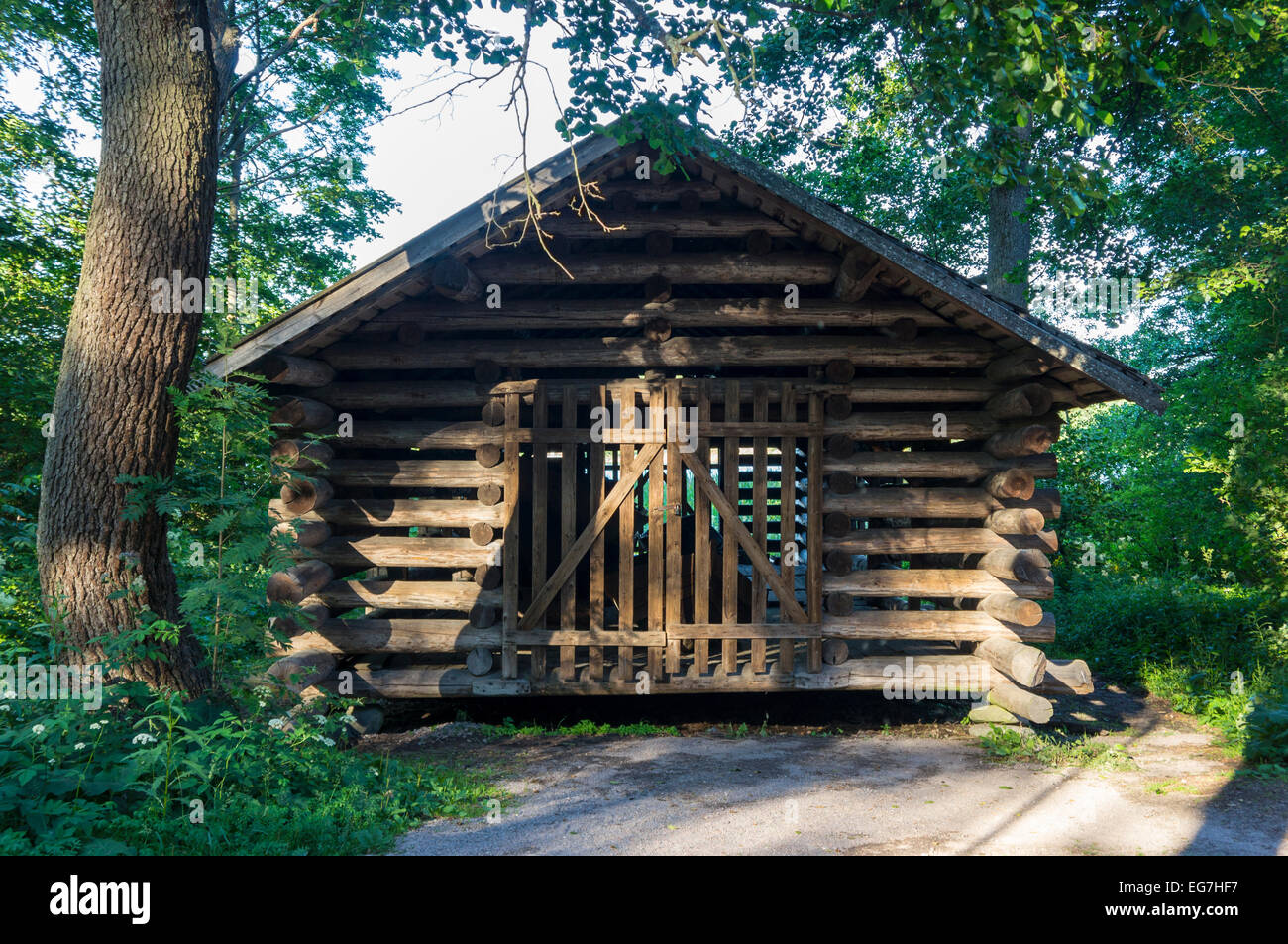Traditional rural huts, FInland Stock Photo - Alamy