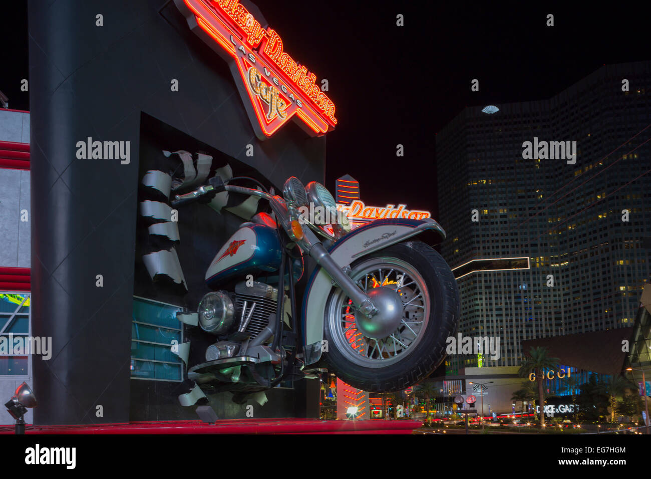 HARLEY DAVIDSON CAFE THE STRIP LAS VEGAS NEVADA USA Stock Photo - Alamy