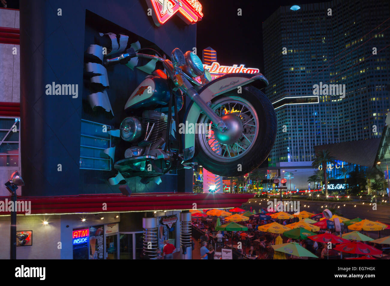 HARLEY DAVIDSON CAFE THE STRIP LAS VEGAS NEVADA USA Stock Photo - Alamy