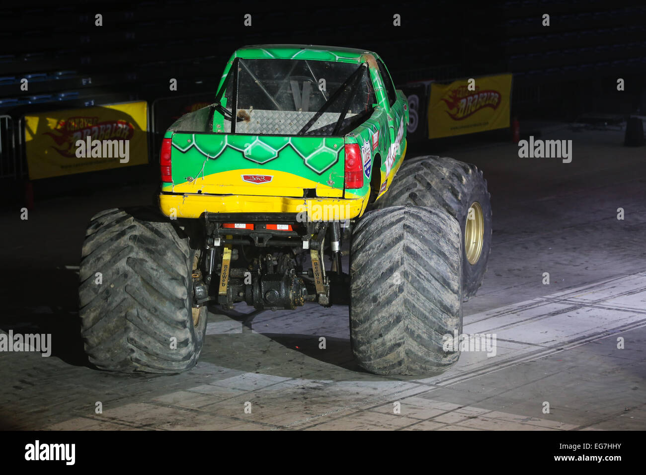 ISTANBUL, TURKEY - FEBRUARY 01, 2015: Monster Truck Extreme Revisited ...