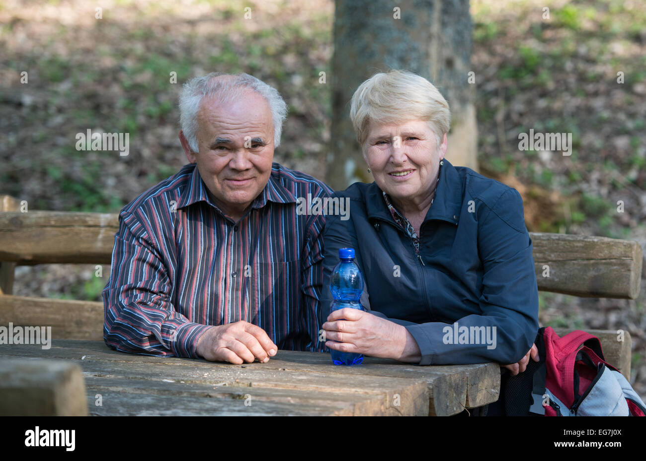 Relax on old bench hi-res stock photography and images - Alamy