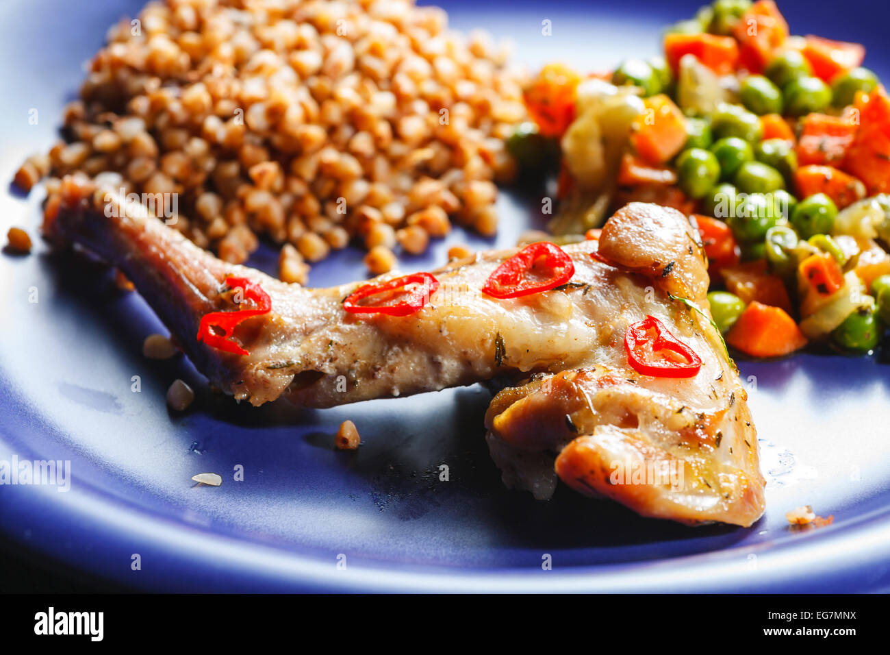Oven baked rabbit legs hi-res stock photography and images - Alamy