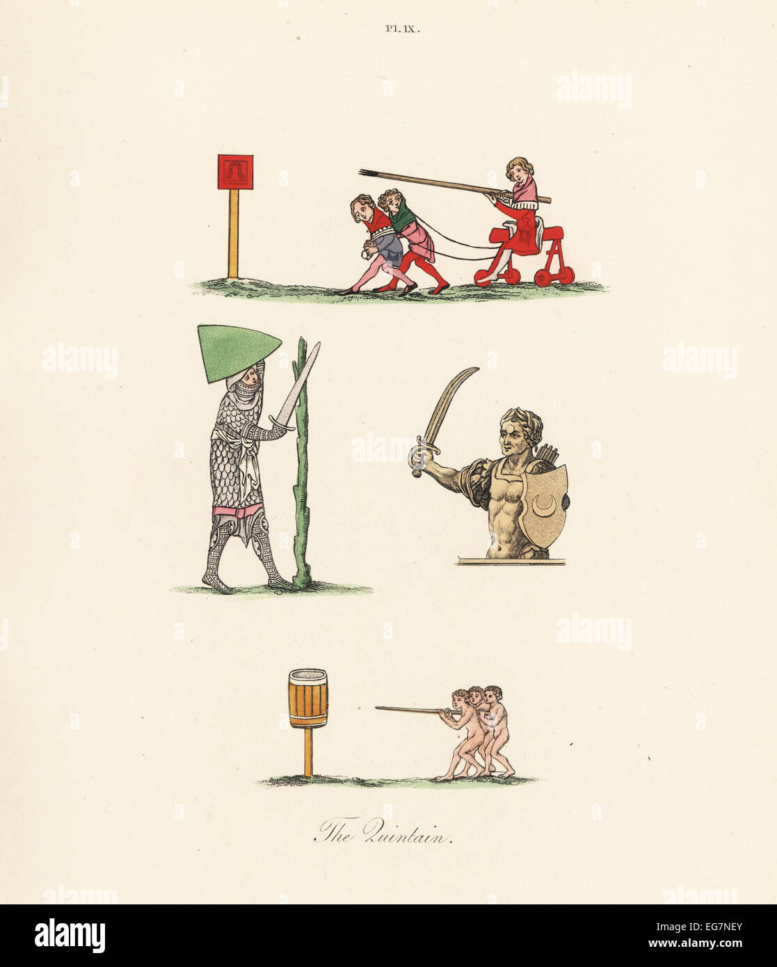 Medieval tournament quintain hi-res stock photography and images - Alamy