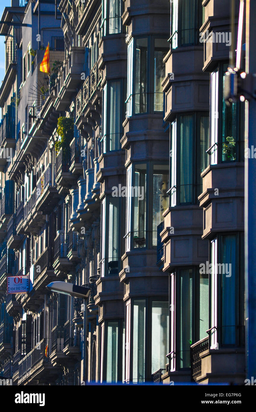 City buildings in Barcelona Spain Stock Photo - Alamy
