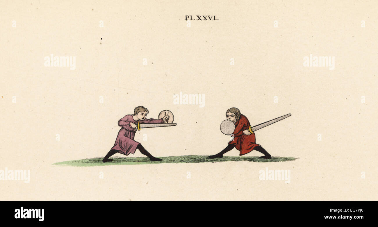 Medieval sword fight hi-res stock photography and images - Alamy