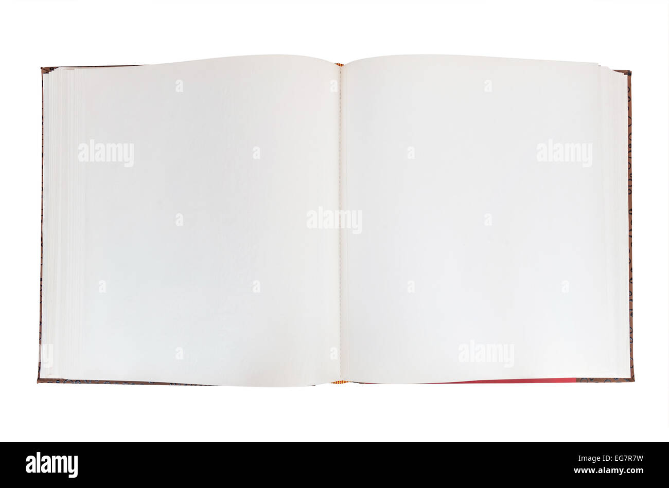 Blank open book isolated on white background with clipping path Stock ...