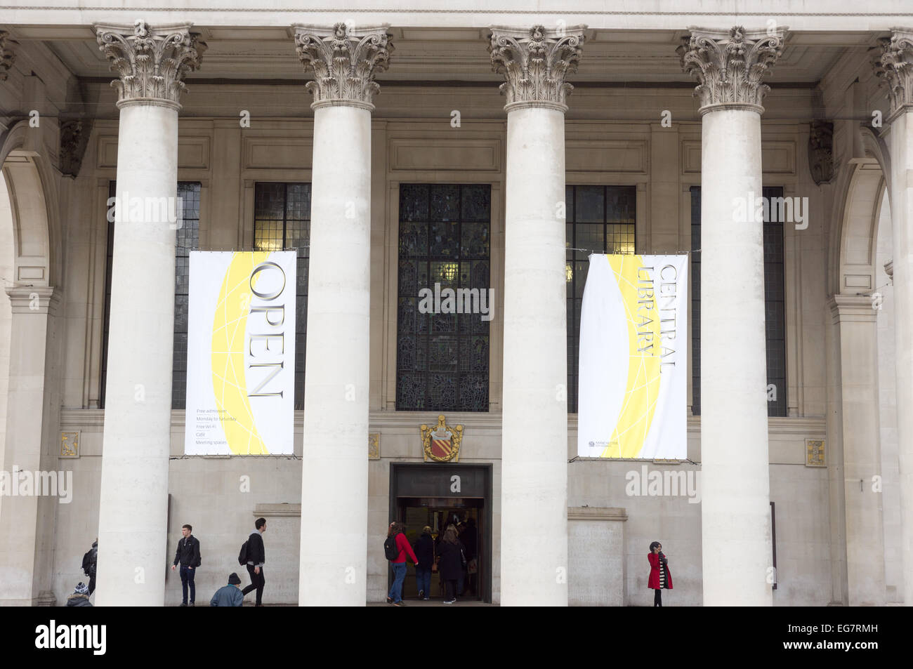 Entrance manchester central library hi-res stock photography and images ...