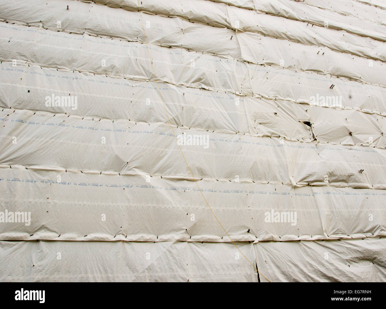 Scaffolding Covered With Plastic High Resolution Stock Photography and ...