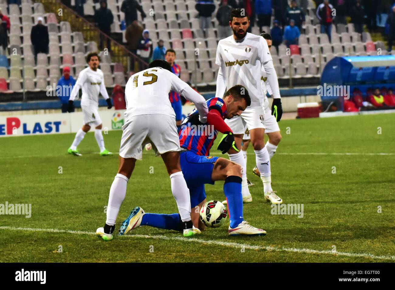 Ghencea Stadium, Romania ROU. 18th Feb, 2015. George Tucudean #29 of ...