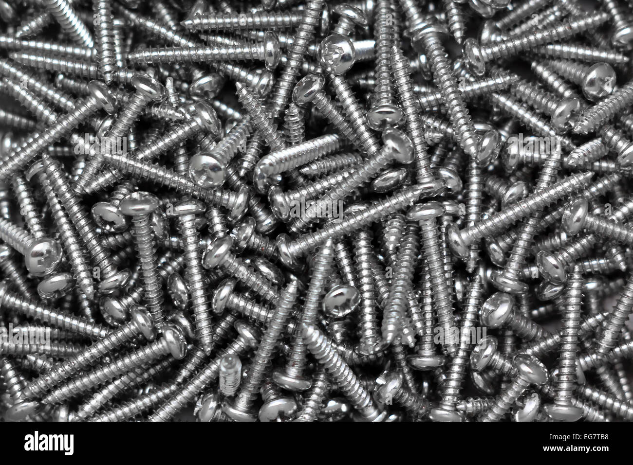 Screw as background or texture Stock Photo - Alamy