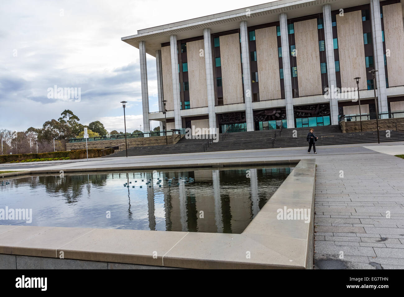 National Library of Australia, Canberra, Australia Stock Photo - Alamy