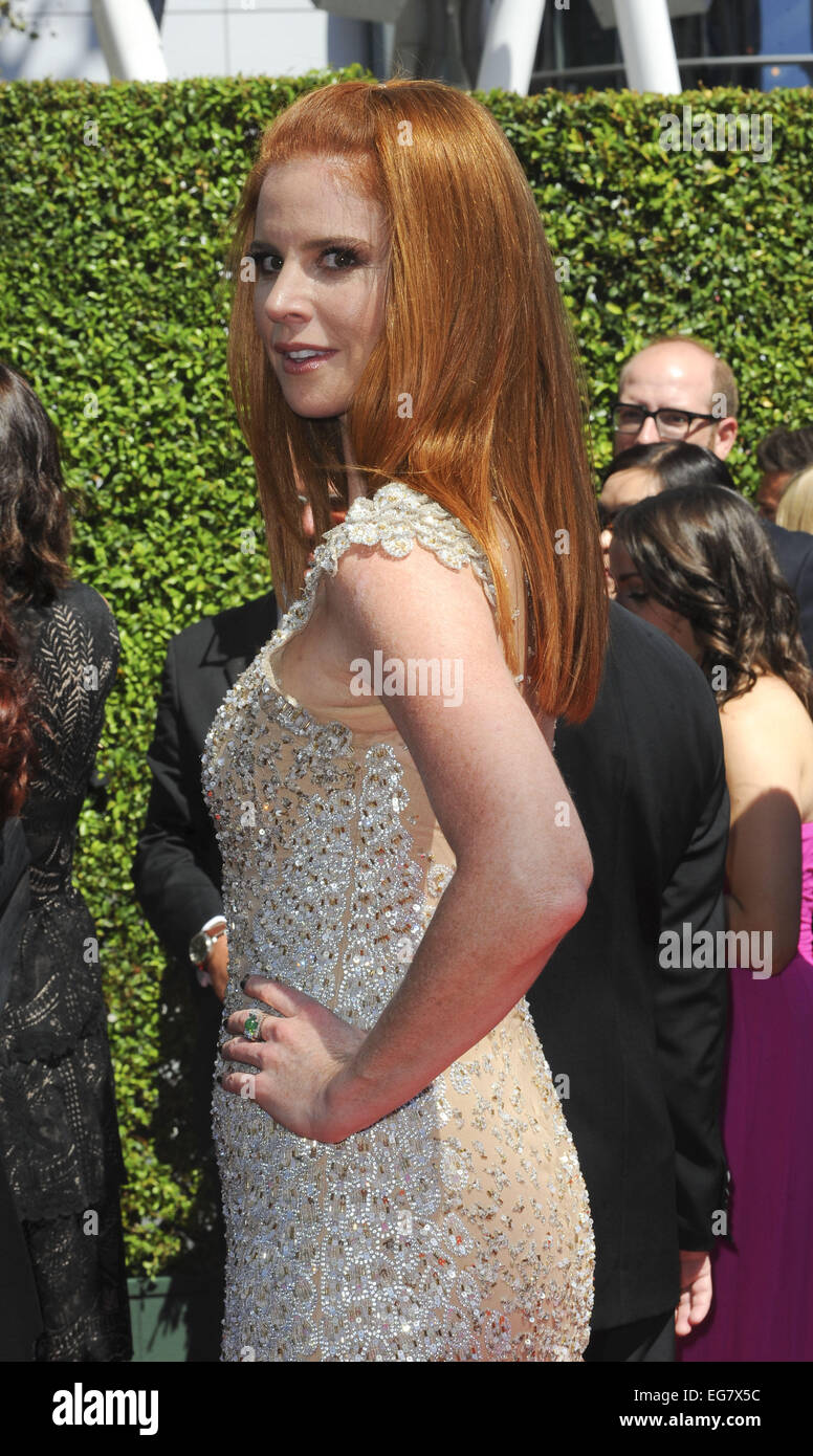 The Creative Arts Emmy 2014 arrivals Featuring: Sarah Rafferty Where ...