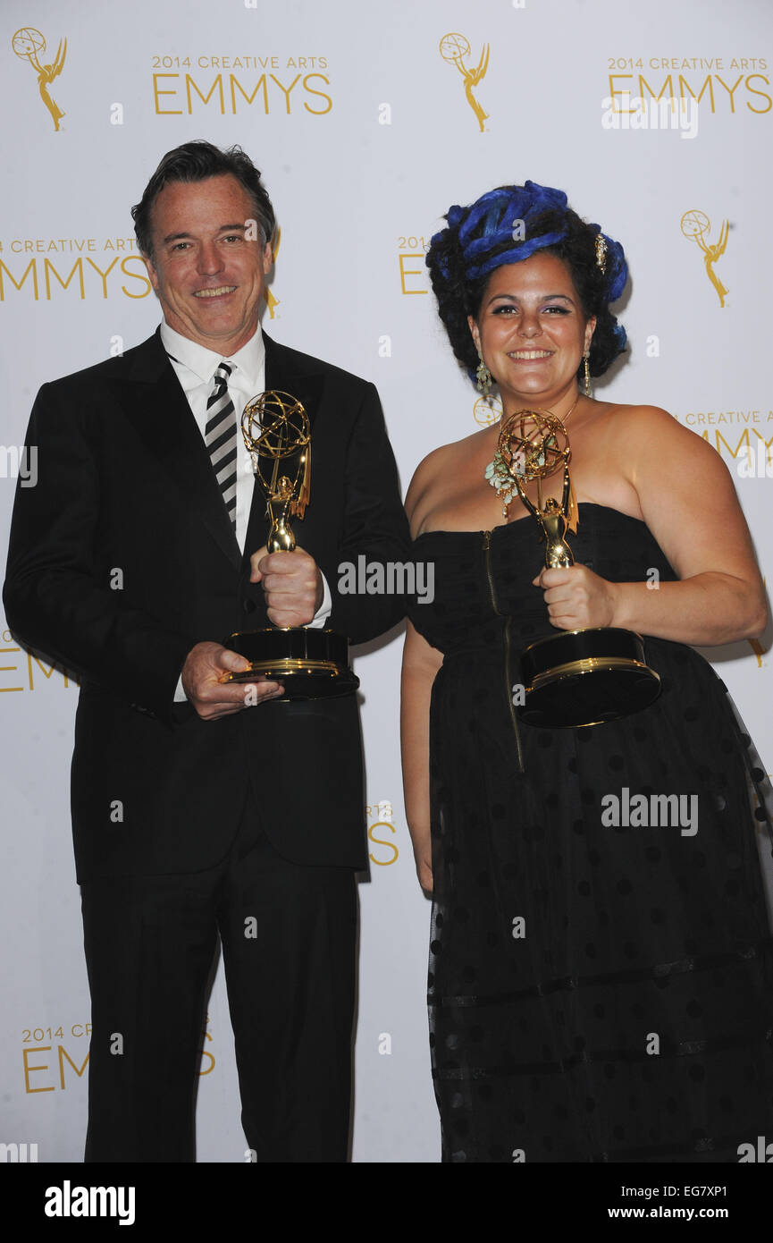 The Creative Arts Emmy 2014 pressroom Featuring: Derek McLane,Gloria ...