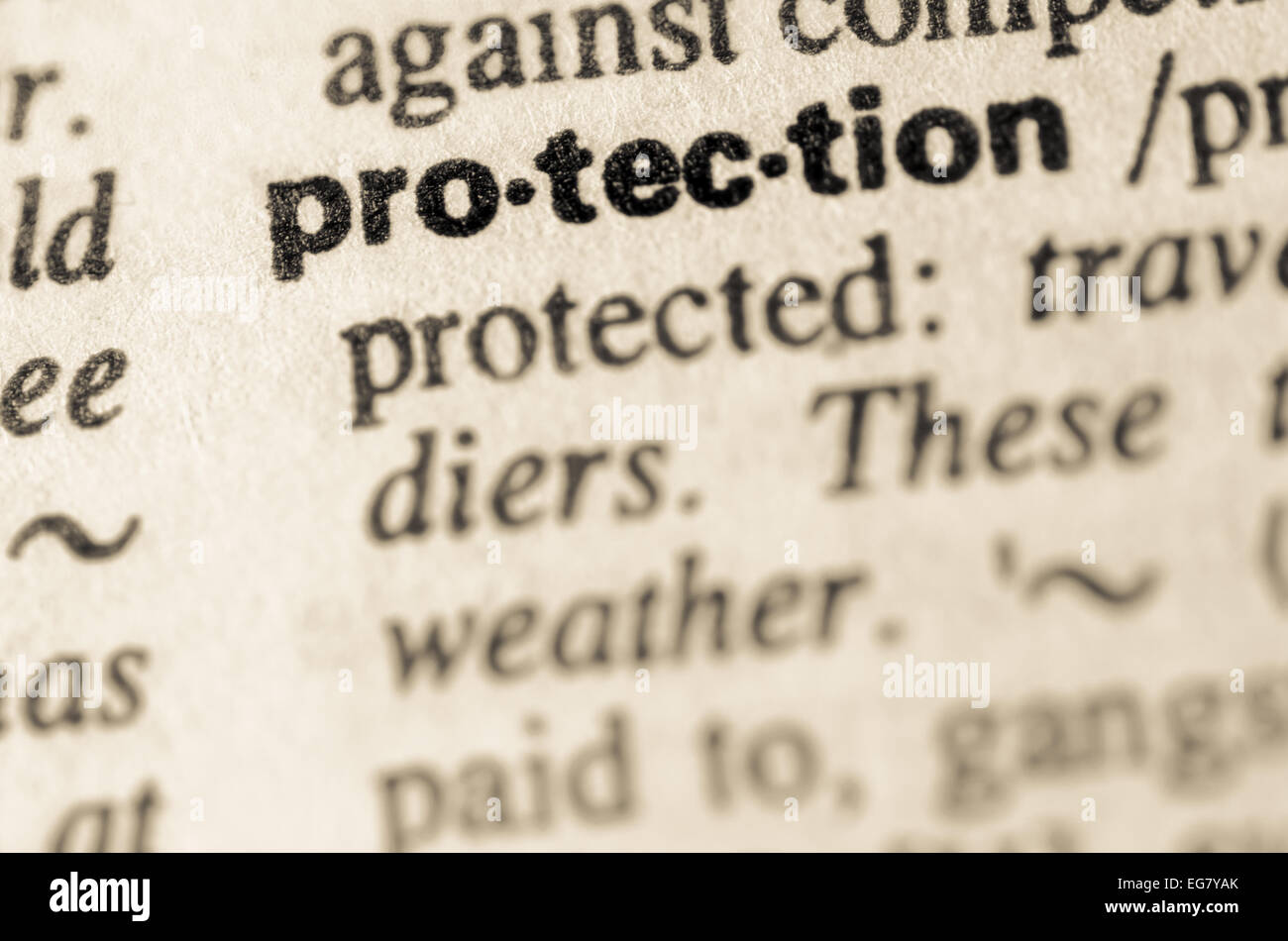 Letter of protection hi-res stock photography and images - Alamy