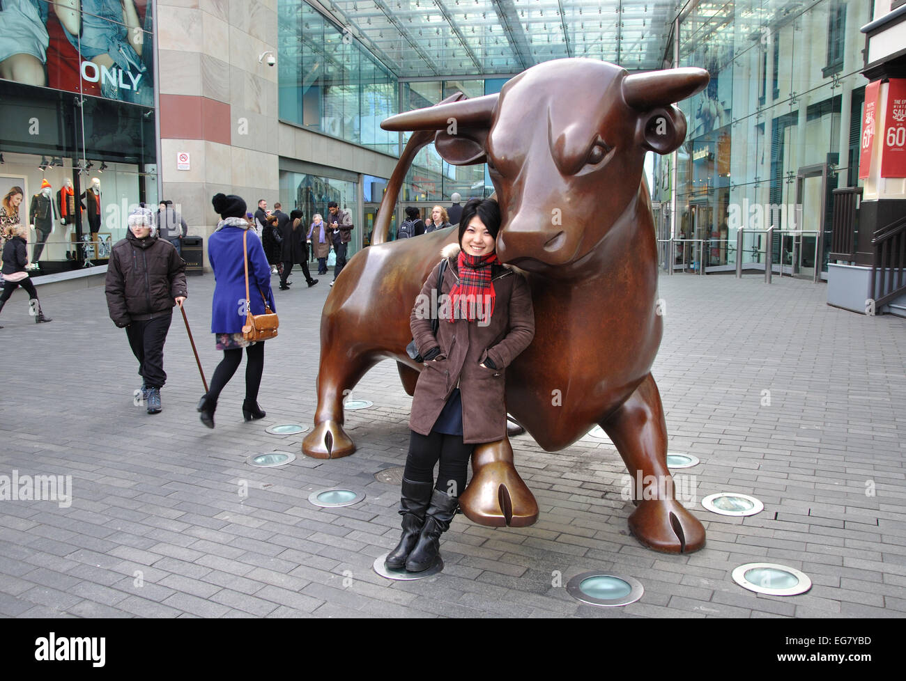 Bullring Shopping Centre, Birmingham, West Midlands, England, UK Stock ...
