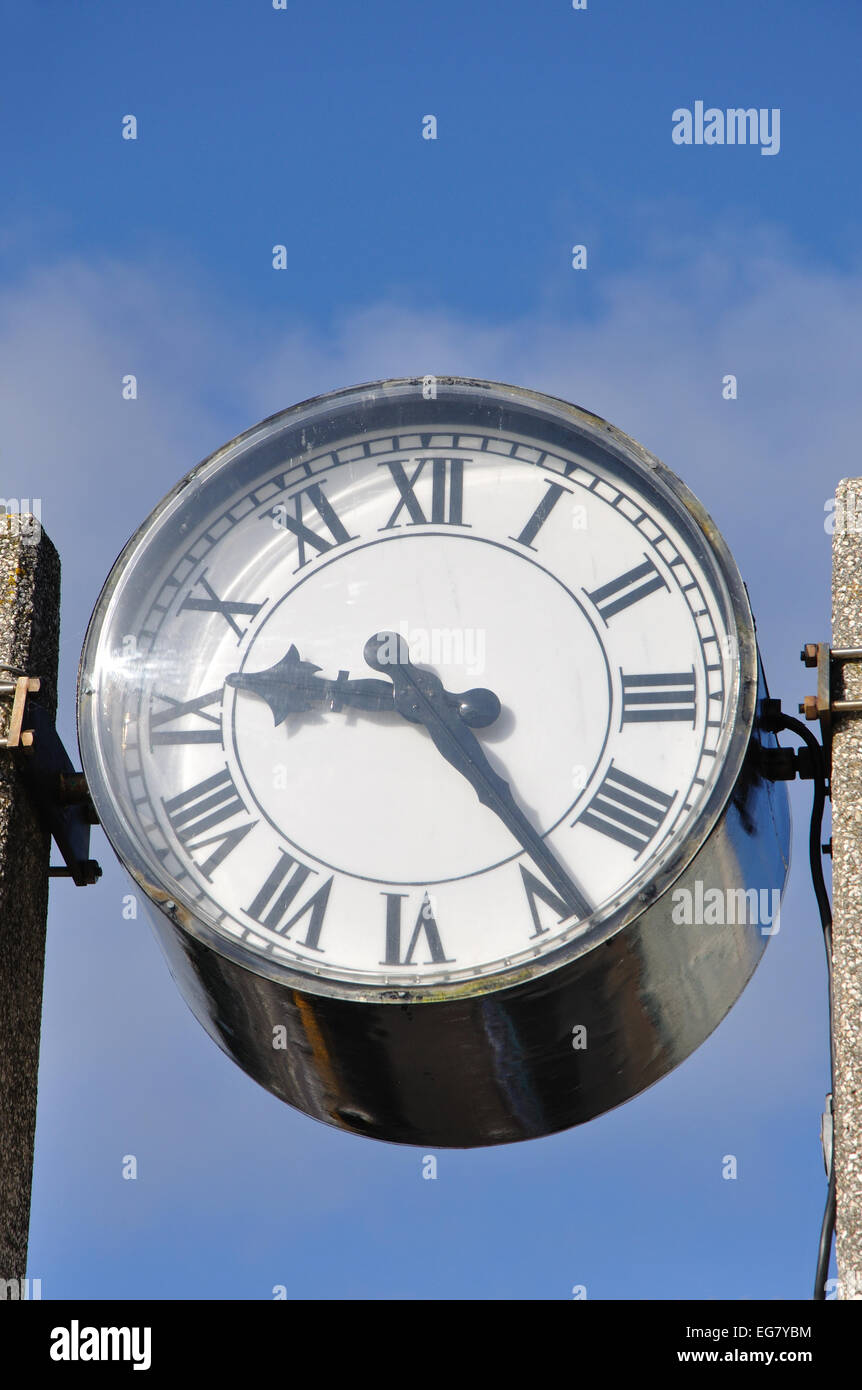 harbour clock, Ilfracombe, North Devon, England, UK Stock Photo - Alamy