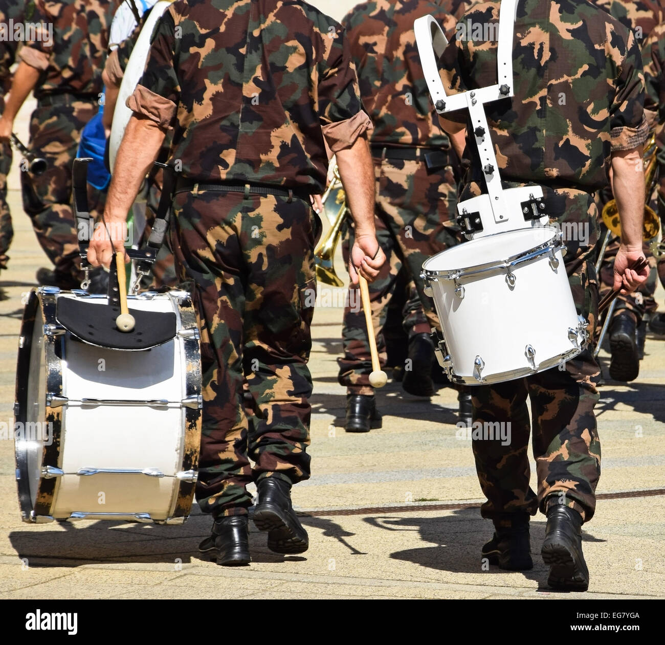 Military band musicians Stock Photo - Alamy