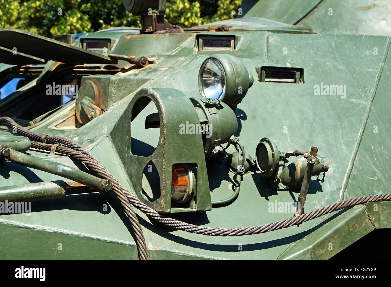 Part of a military armored vehicle Stock Photo - Alamy