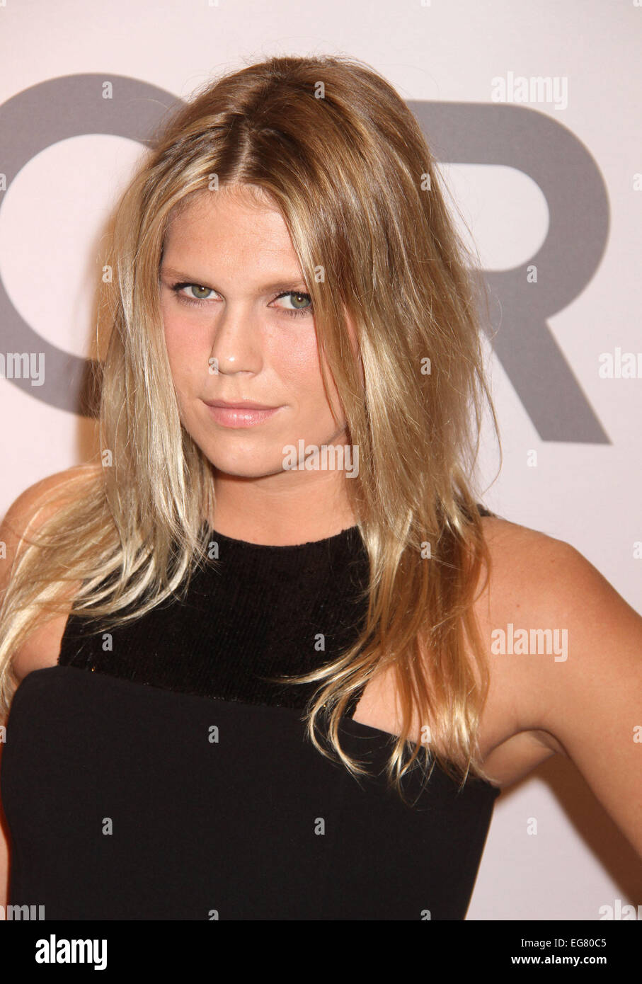 New York, USA. 18th Feb, 2015. Model ALEXANDRA RICHARDS attends the red ...