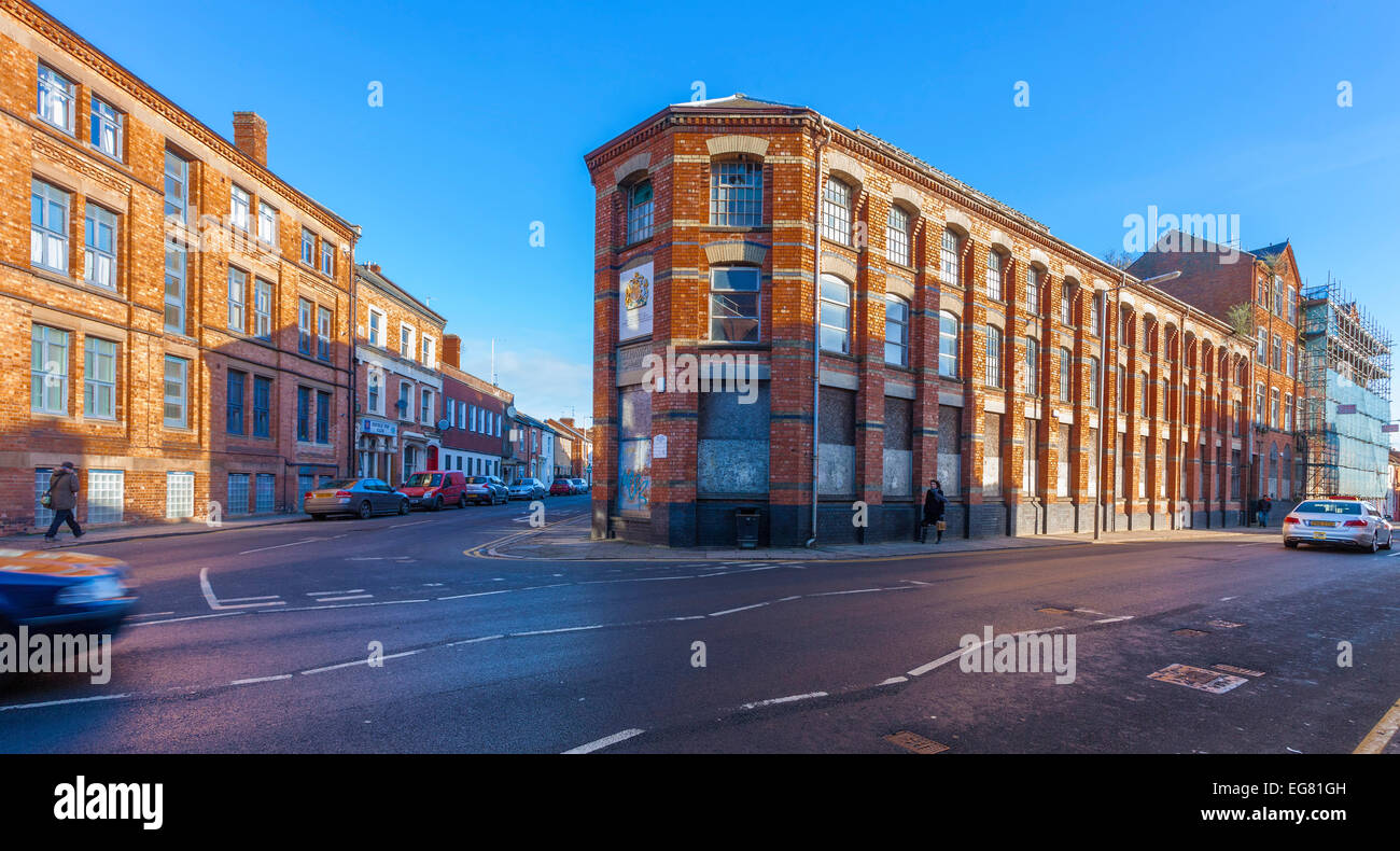 Derelict CT Hawkings Ltd Brick Boot and Shoe Factory Overstone Road/St ...