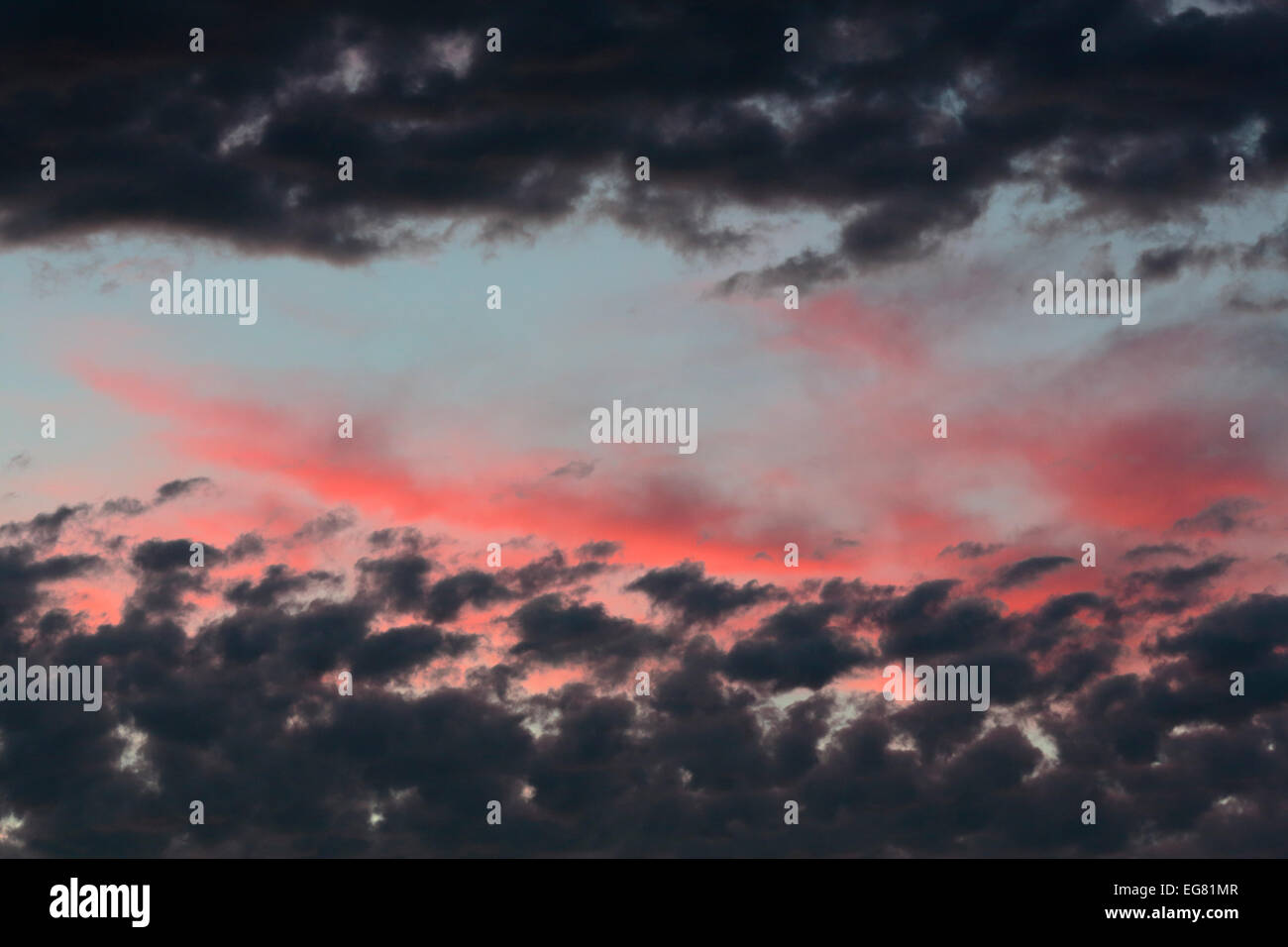 Clouds on sunset sky, background Stock Photo - Alamy
