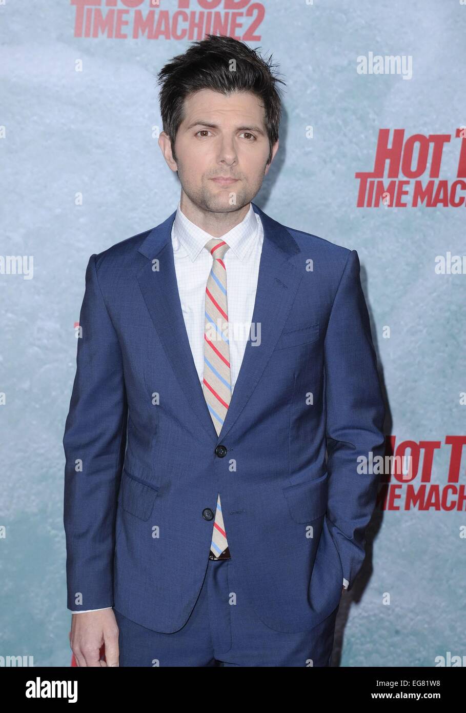 Los Angeles, California, USA. 18th Feb, 2015. Adam Scott at arrivals ...