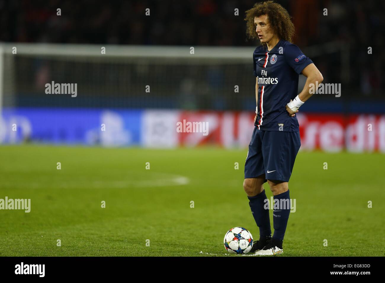 Paris, France. 17th Feb, 2015. David Luiz PSG) Football/Soccer : UEFA ...