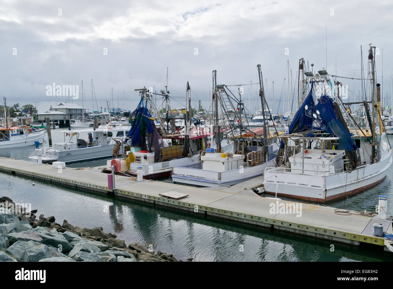 Scarborough Boat Marina Australia Stock Photo - Alamy