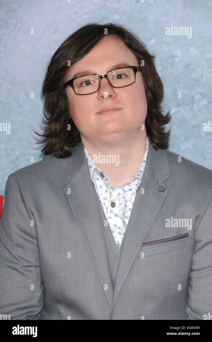 Los Angeles, California, USA. 18th Feb, 2015. Actor CLARK DUKE at the ...
